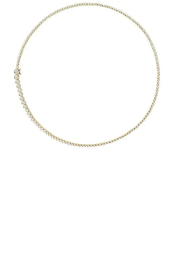 Sophie Bille Brahe Tennis Classique Necklace - 18k Recycled Yellow Gold & Diamonds