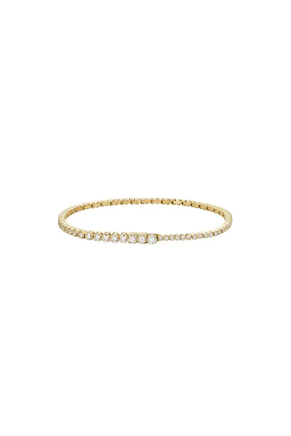 Sophie Bille Brahe Tennis Nuage Bracelet - 18k Recycled Yellow Gold & Diamonds