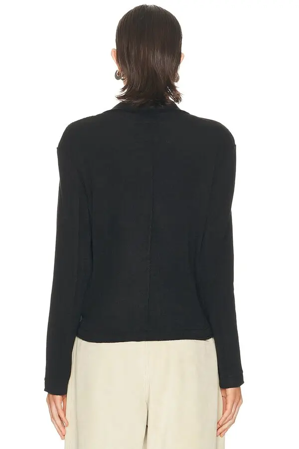 R13 Twisted Lapel Top