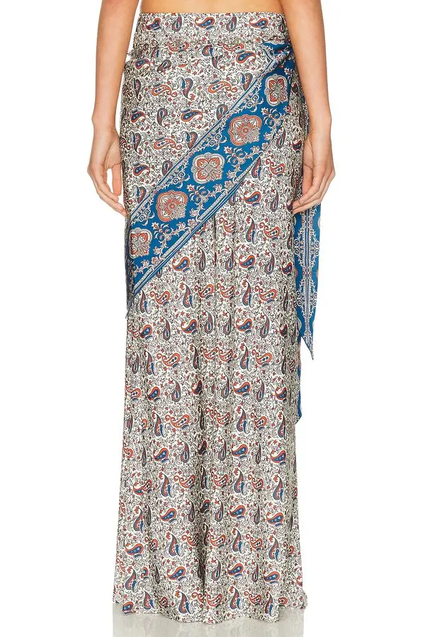 Rabanne Wrap Long Skirt