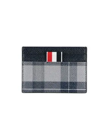 Thom Browne Document Holder Soft Leather - Grey