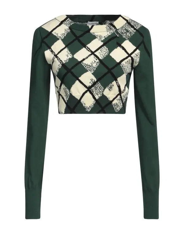 Burberry Jacquard-knit Cotton Sweater