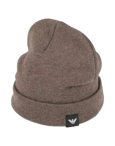 Emporio Armani Knitted Beanie - Beige