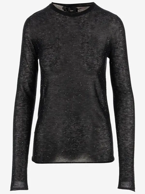 Pinko Semi-sheer Wool Sweater