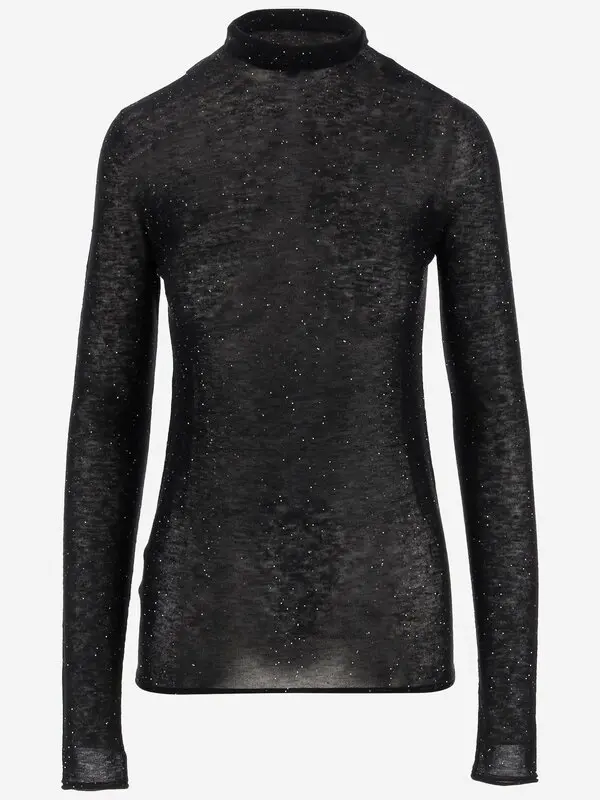 Pinko Semi-sheer Wool Sweater
