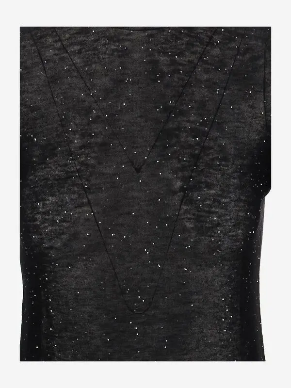 Pinko Semi-sheer Wool Sweater