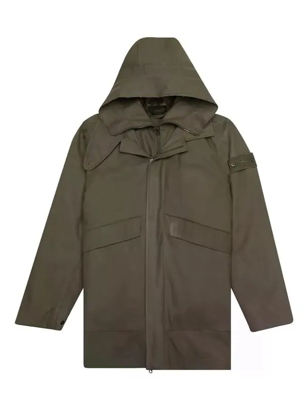 Stone Island Hooded Cotton Jacket