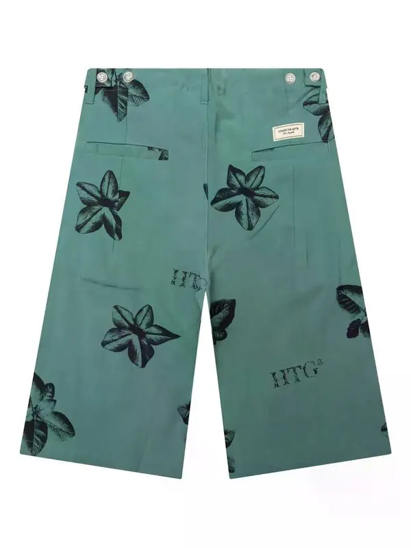 HONOR THE GIFT Floral-print Shorts - Blue