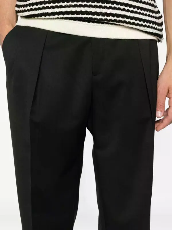 BRIGLIA 1949 Pleated Front Trousers - Black