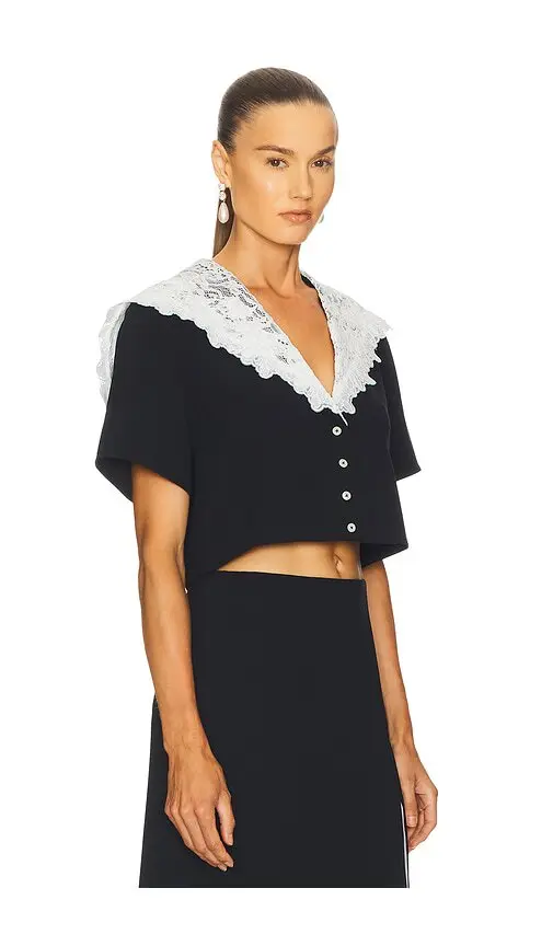 HELSA The Sailor Shirt With Lace Collar