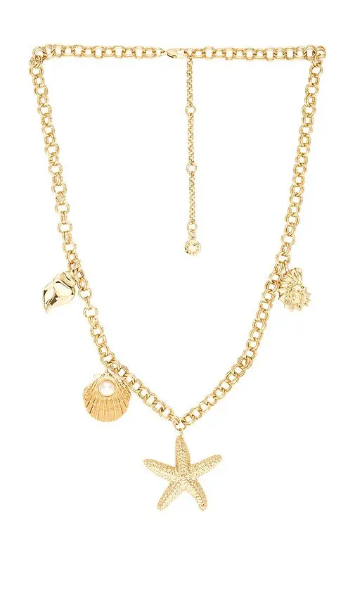 Baublebar Seashell Charm Necklace - Gold