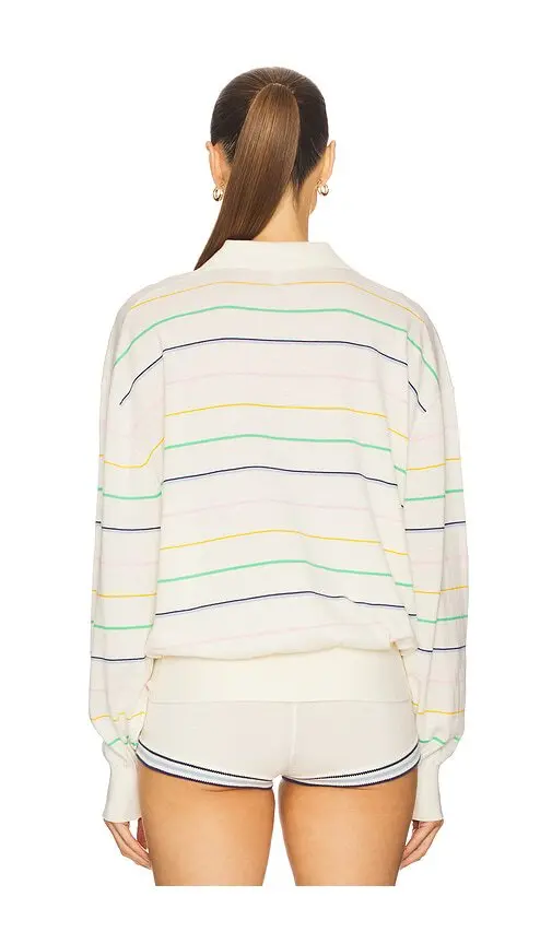 HELSA Striped Oversized Polo