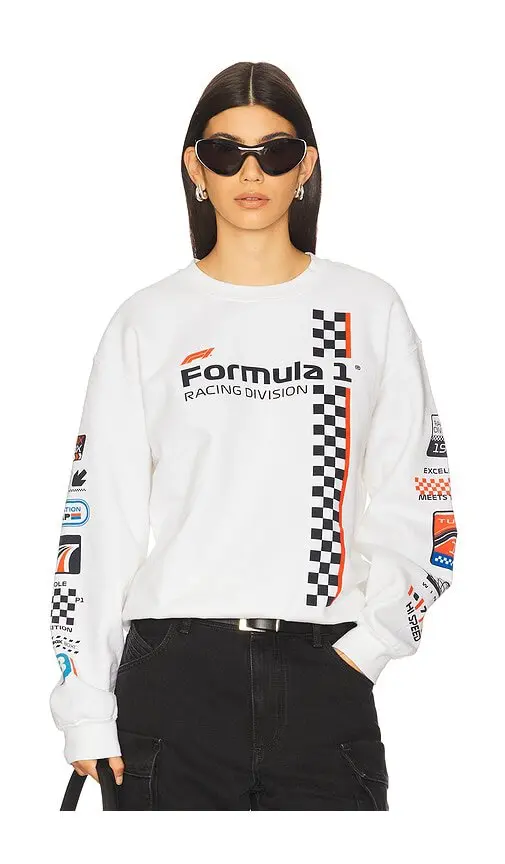 Junk Food F1 Racing Stripe Sweatshirt