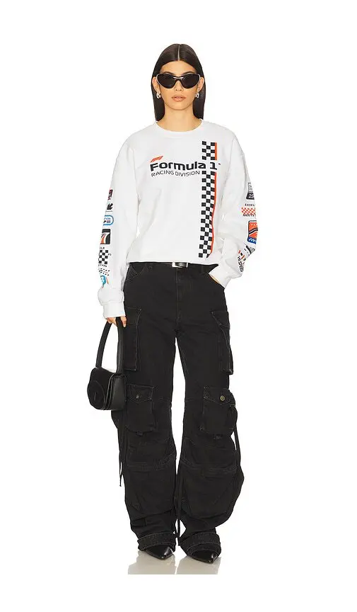 Junk Food F1 Racing Stripe Sweatshirt