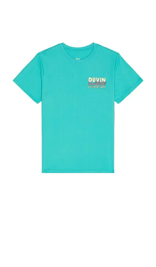 DUVIN DESIGN Beach Volley Tee In Teal