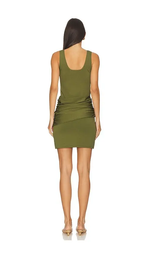 Simkhai Alivia Tank Mini Dress In Olive - 20% Off | Editorialist