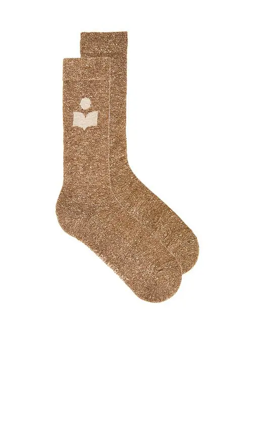 Isabel Marant Tinisy Sock - Brown