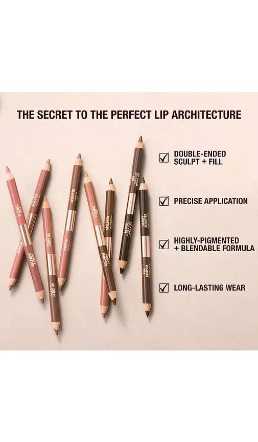 Charlotte Tilbury Supernudes Lip Cheat Long-lasting Waterproof Lip Liner Duo - Tan