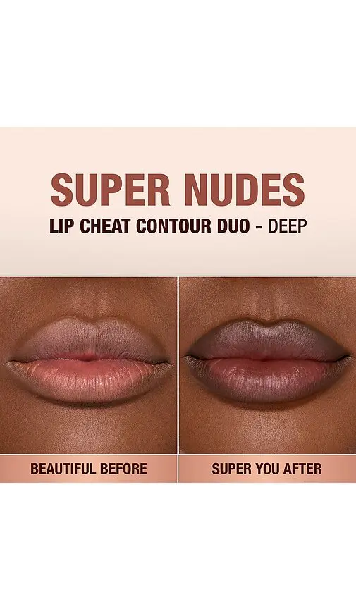Charlotte Tilbury Supernudes Lip Cheat Long-lasting Waterproof Lip Liner Duo - Deep
