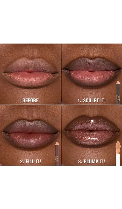 Charlotte Tilbury Supernudes Lip Cheat Long-lasting Waterproof Lip Liner Duo - Deep