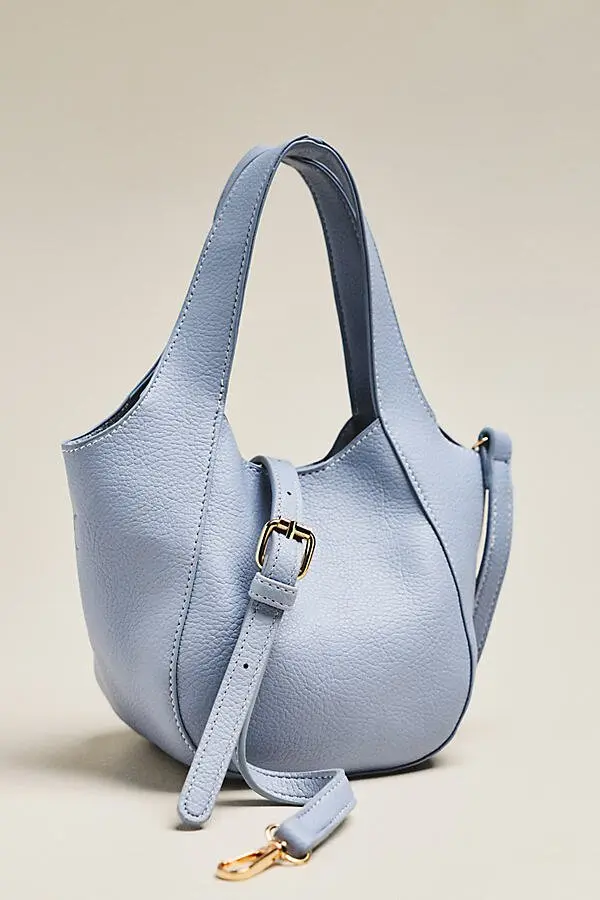 Anthropologie Sonia Mini Slouchy Tote Bag - Light Blue