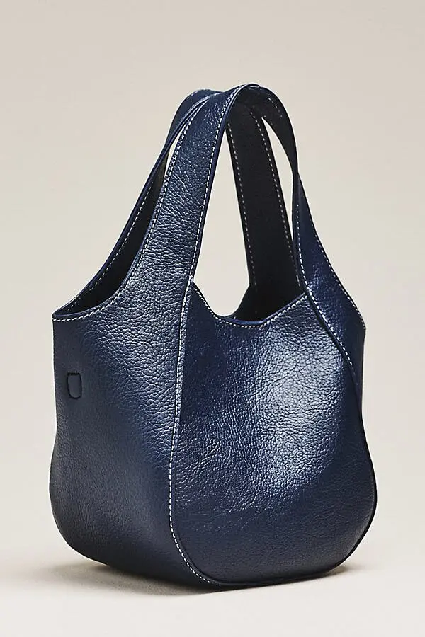 Anthropologie Sonia Mini Slouchy Tote Bag - Navy