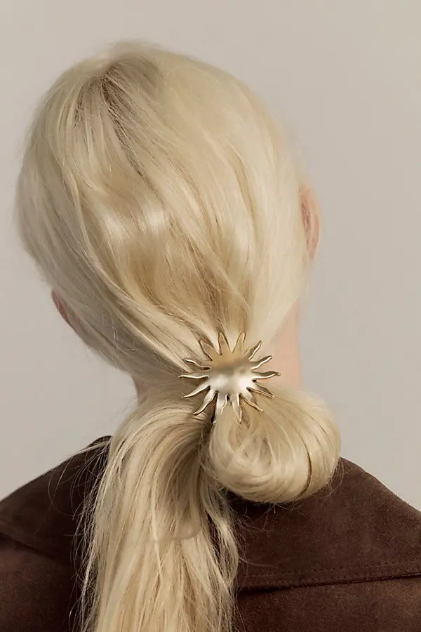 Free People Written In The Stars Pony - Gold Sun