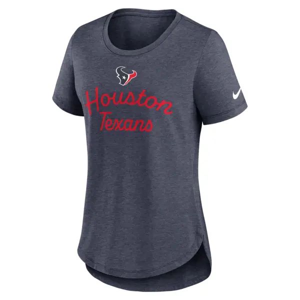 Nike Houston Texans Script Nfl T-shirt - Blue