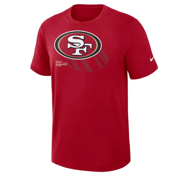 Nike San Francisco 49ers Slub Dri-fit Nfl T-shirt - Red