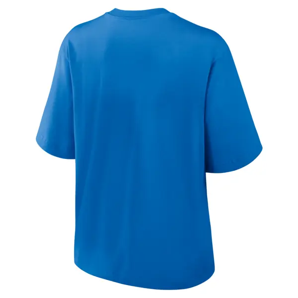 Nike Detroit Lions Essential Script Boxy Nfl T-shirt - Blue
