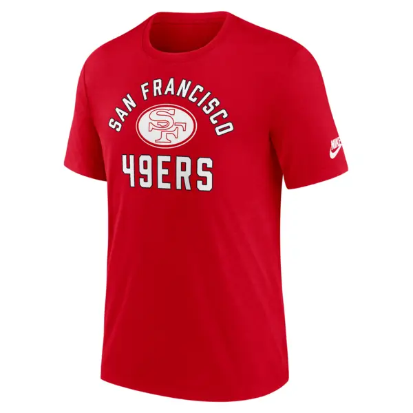 Nike San Francisco 49ers Favorable Timeline Nfl T-shirt - Red