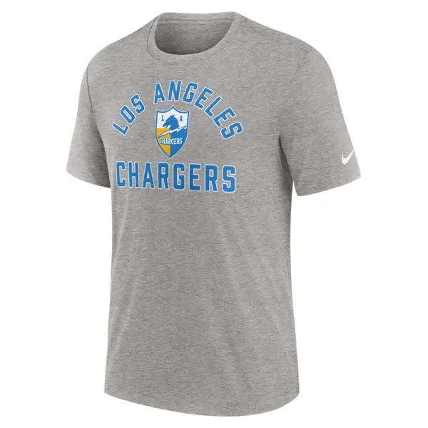 Nike Los Angeles Chargers Favorable Timeline Nfl T-shirt - Grey