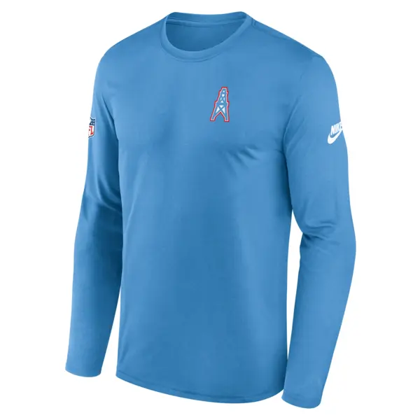 Nike Tennessee Titans Alt Legend Small Logo Dri-fit Nfl Long-sleeve T-shirt - Blue