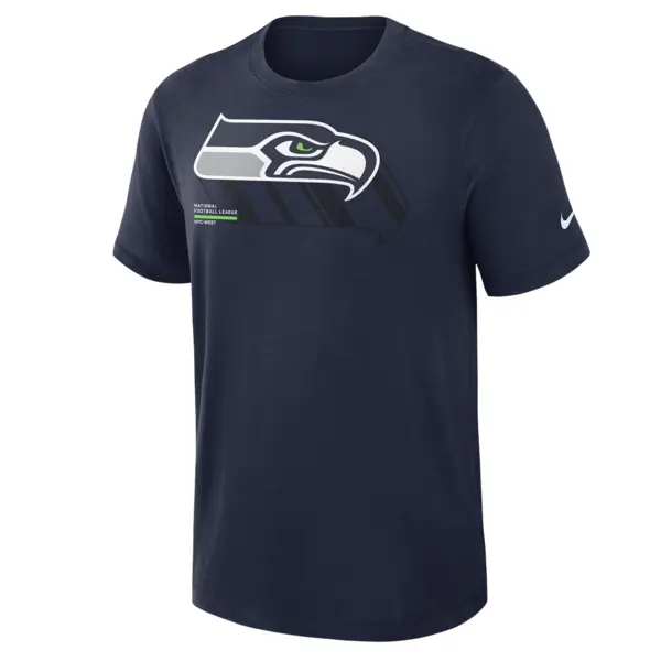 Nike Seattle Seahawks Slub Dri-fit Nfl T-shirt - Blue