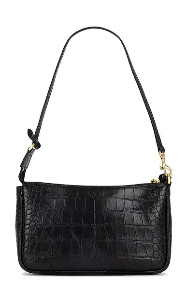 Balenciaga Rodeo Sling Embossed Croc Pochette Bag