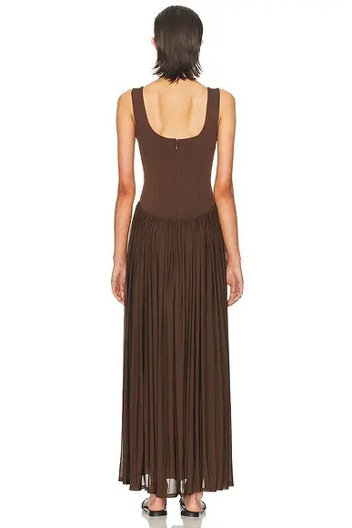 Simkhai Jamie Tank Midi Dress - Cocoa