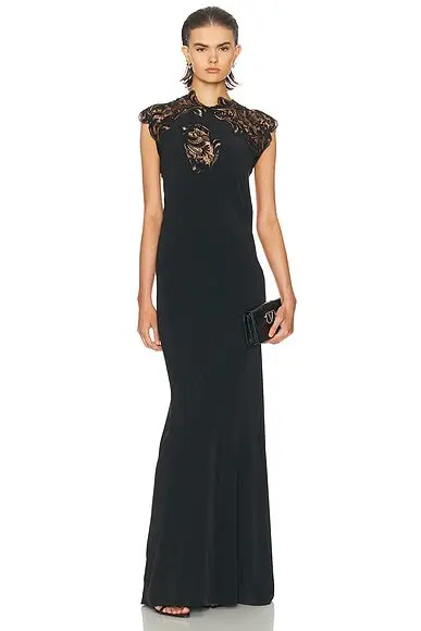 FERRAGAMO Gown With Lace