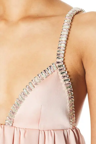 Retrofete Aniyah Dress With Rhinestone Trim