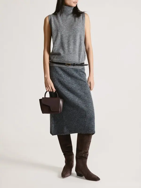ATP ATELIER Montalcino Leather Mini Handbag - Walnut