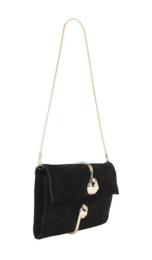 Simkhai Amaya Suede Clutch