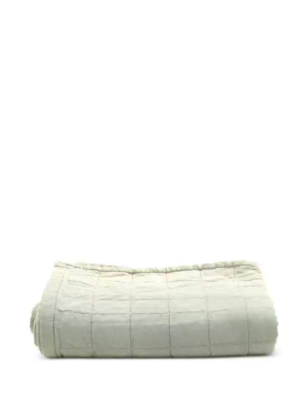 SOCIETY LIMONTA Quilted Throw - Grey
