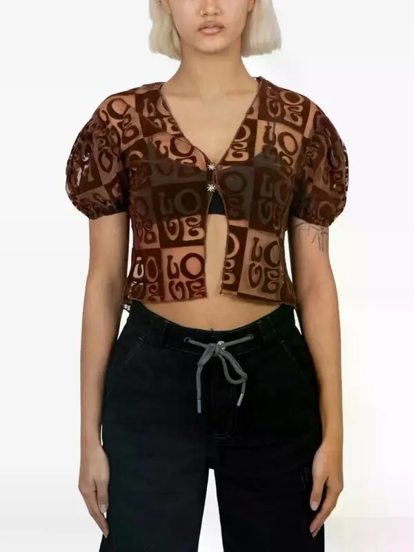 HOUSE OF SUNNY Puff-sleeve Blouse