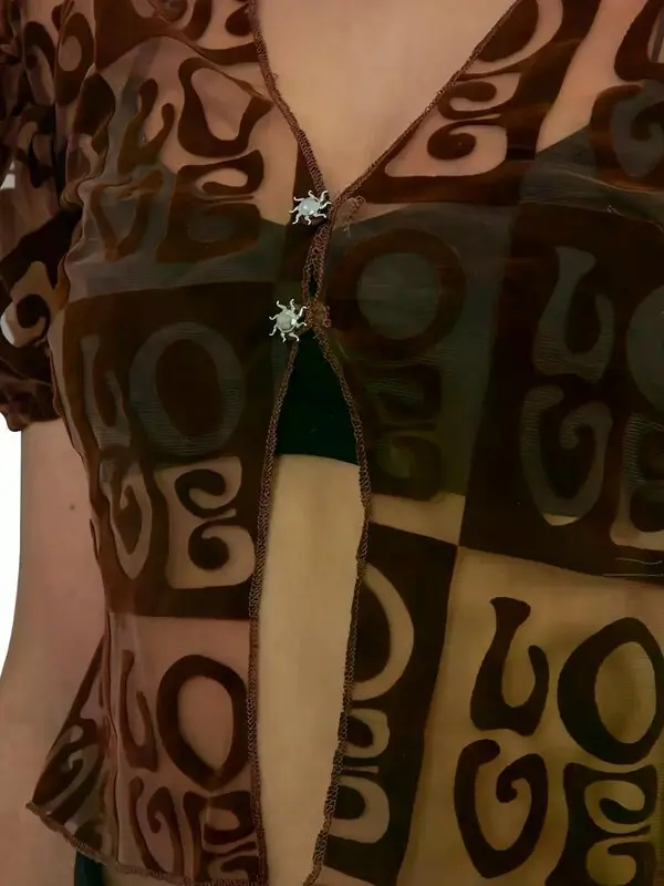HOUSE OF SUNNY Puff-sleeve Blouse