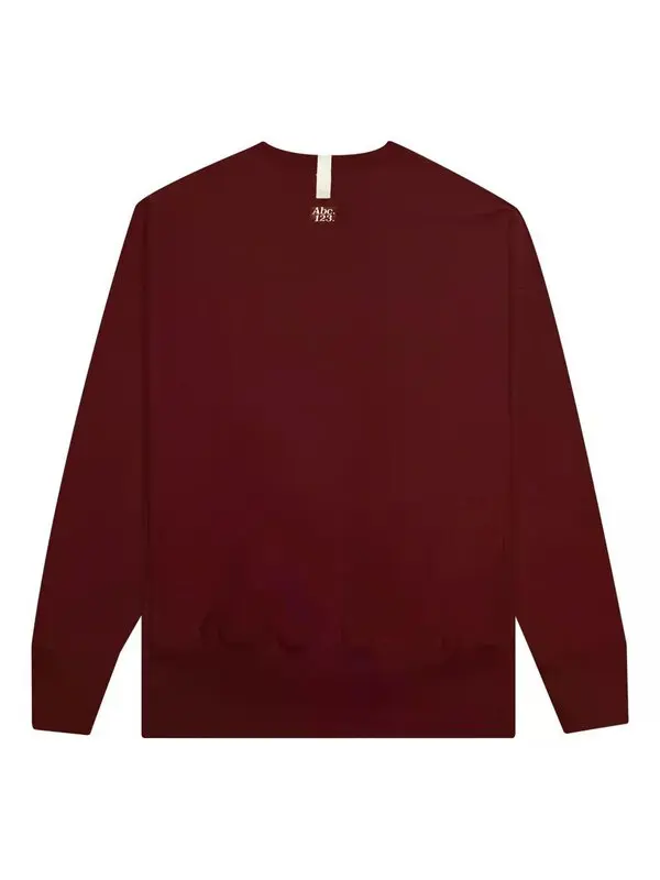 ADVISORY BOARD CRYSTALS Logo-embroidered Sweatshirt - Red
