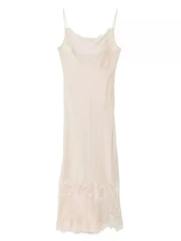 Carine Gilson Calais-caudry Slip Dress - Neutrals