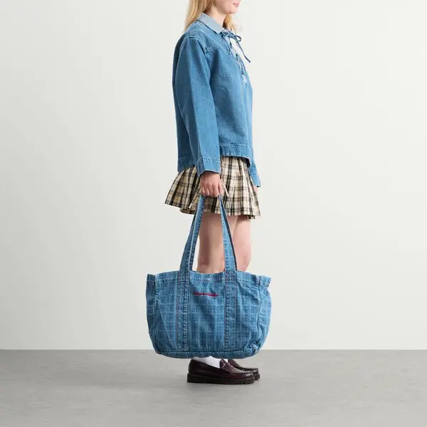 DAMSON MADDER Denim Tote Bag