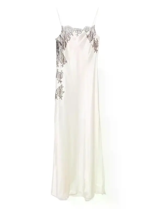 Carine Gilson Silk Gown - Neutrals