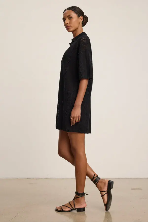knee length dresses for ladies Pointelle and lace sleeveless maxi dress – Oisrí