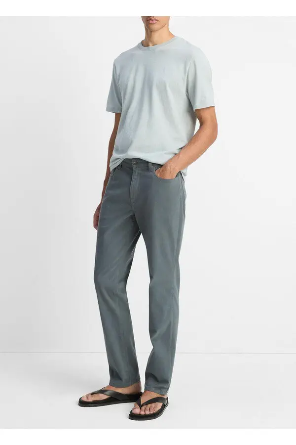 Vince Dylan Slim 5-pocket Stretch-cotton Pant - Blue