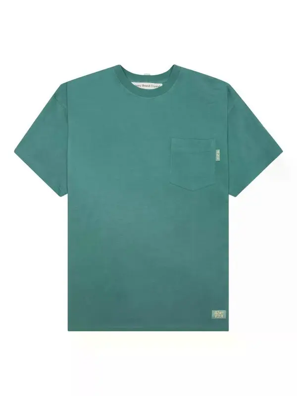ADVISORY BOARD CRYSTALS Patch-pocket Short-sleeve T-shirt - Blue
